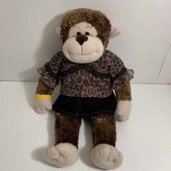 Toys | Build A Bear Monkey Plush Brown 18 Stuffed Animal Babw Toy ...